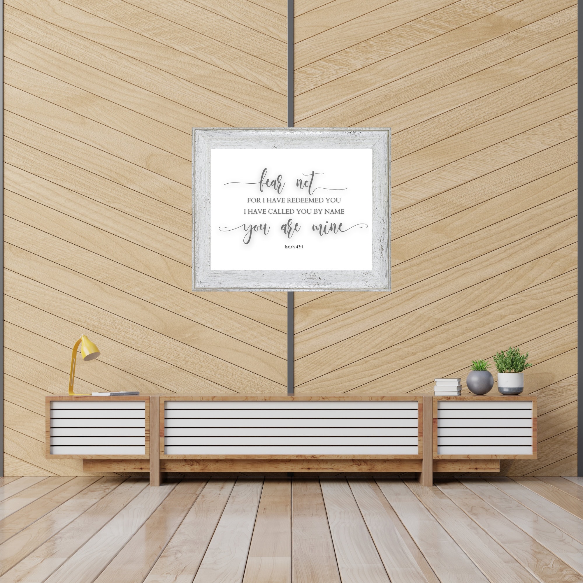 Fear Not for I Have Redeemed You Printable Wall Art, Bible Verse Print ...