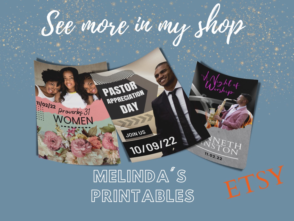 Church Program Flyer Template, Revival Brochure, Event Flyer, Church ...