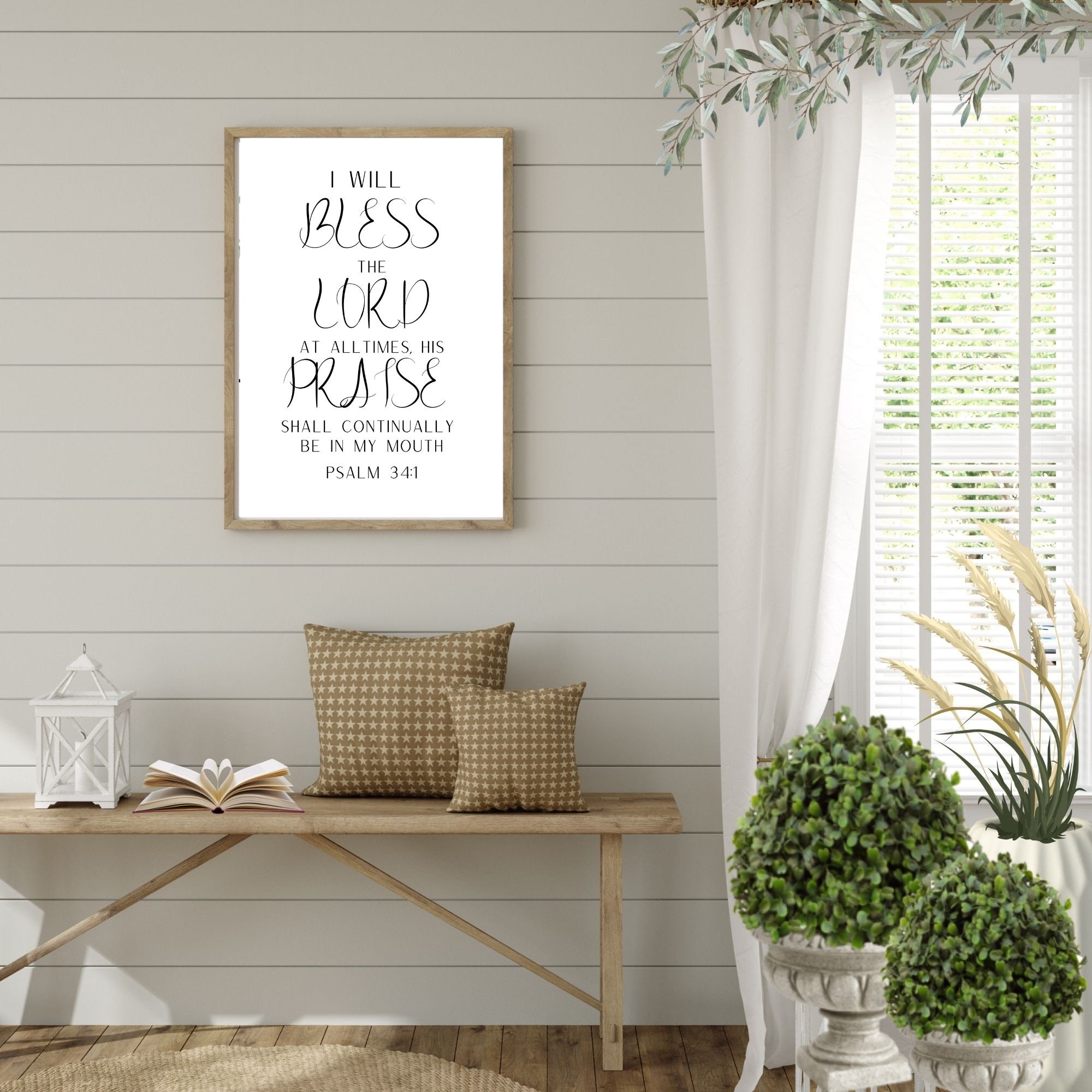 Bible Verse Printable, Bible Verse Art, Christian Printable Wall Art ...