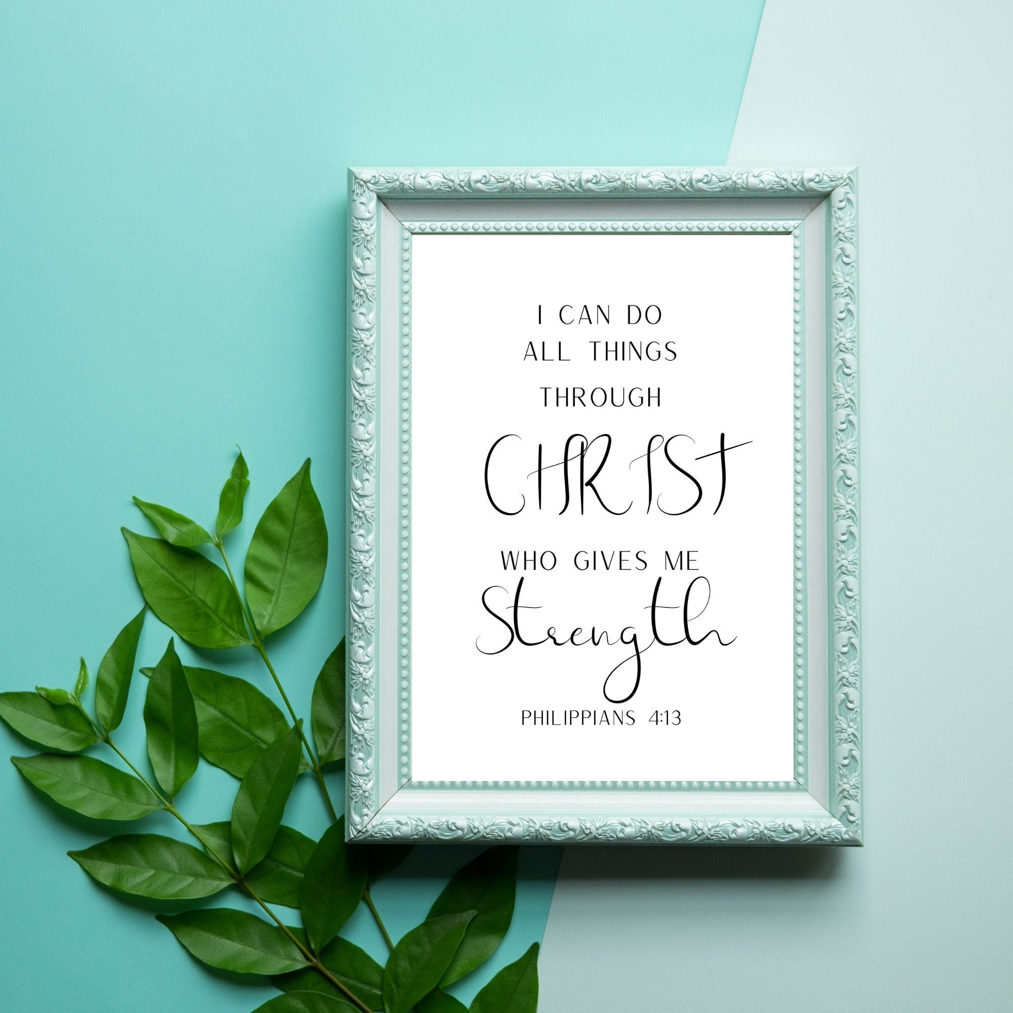Bible Verses Printable, Bible Verse Art, Christian Printable Wall Art ...