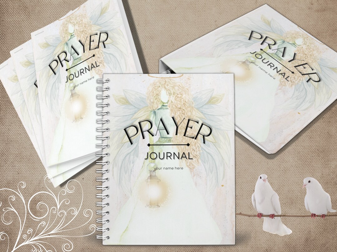Prayer Journal, Angel Prayer Journal, Faith Journal, Christian Journal ...