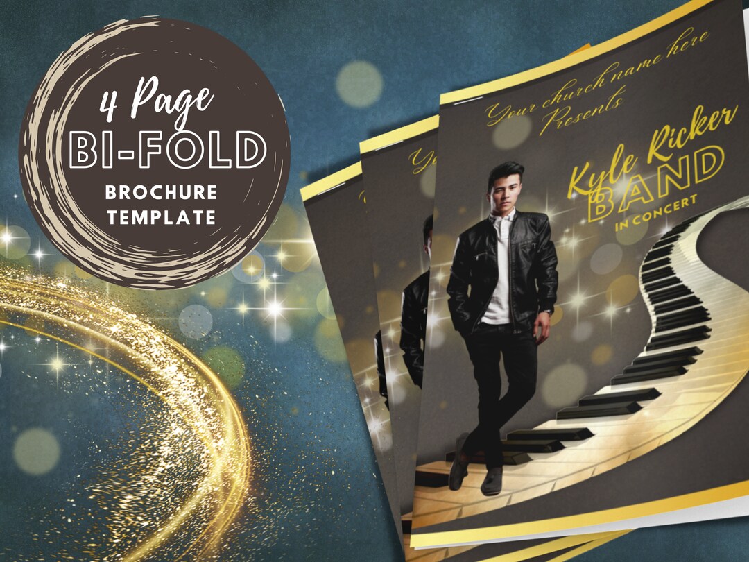 Church Program Flyer Template, Musical Brochure, Event Flyer, Church ...