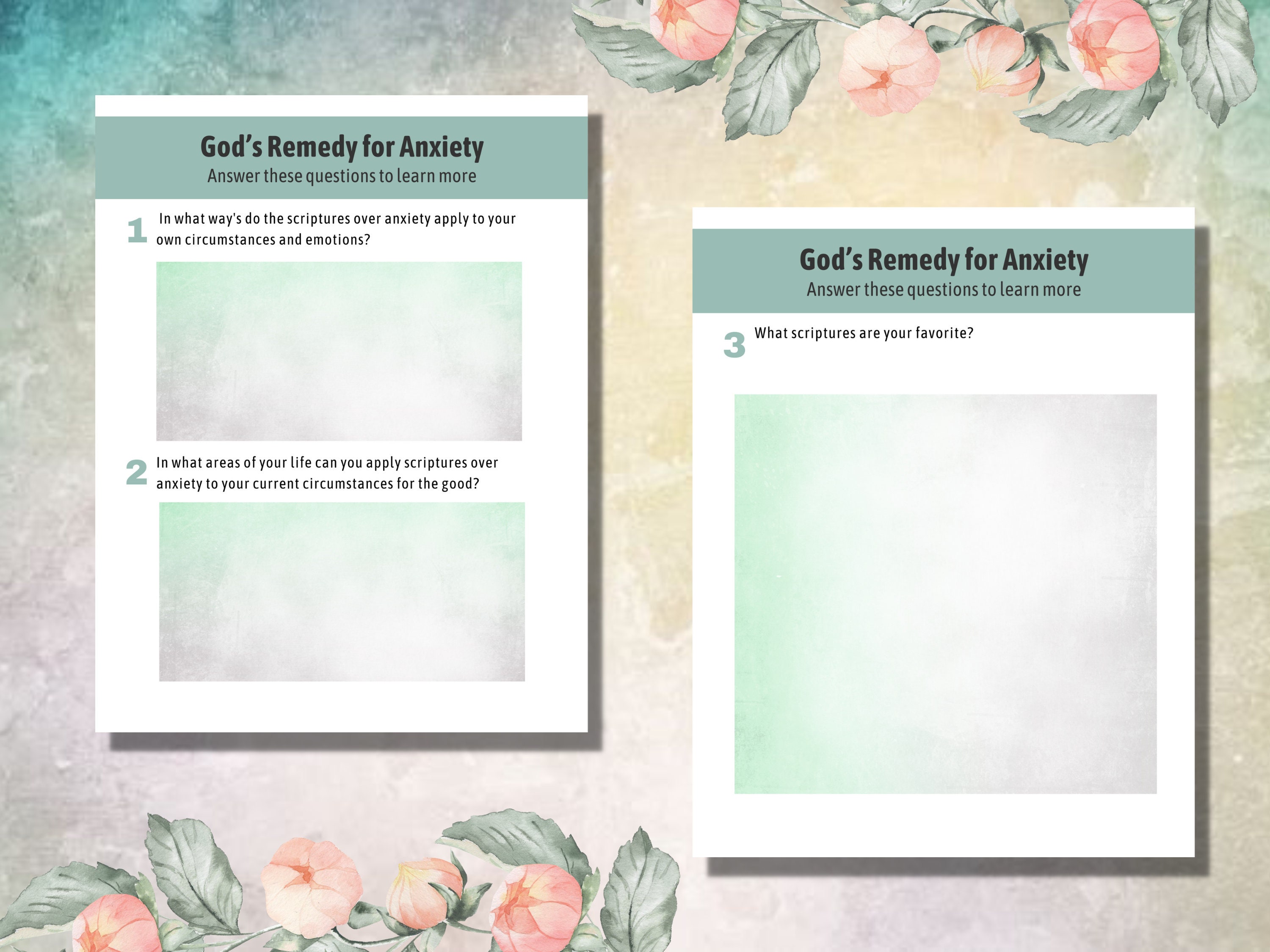 FREE, Freebie, Overcoming Anxiety Prayer Journal, Faith Journal ...
