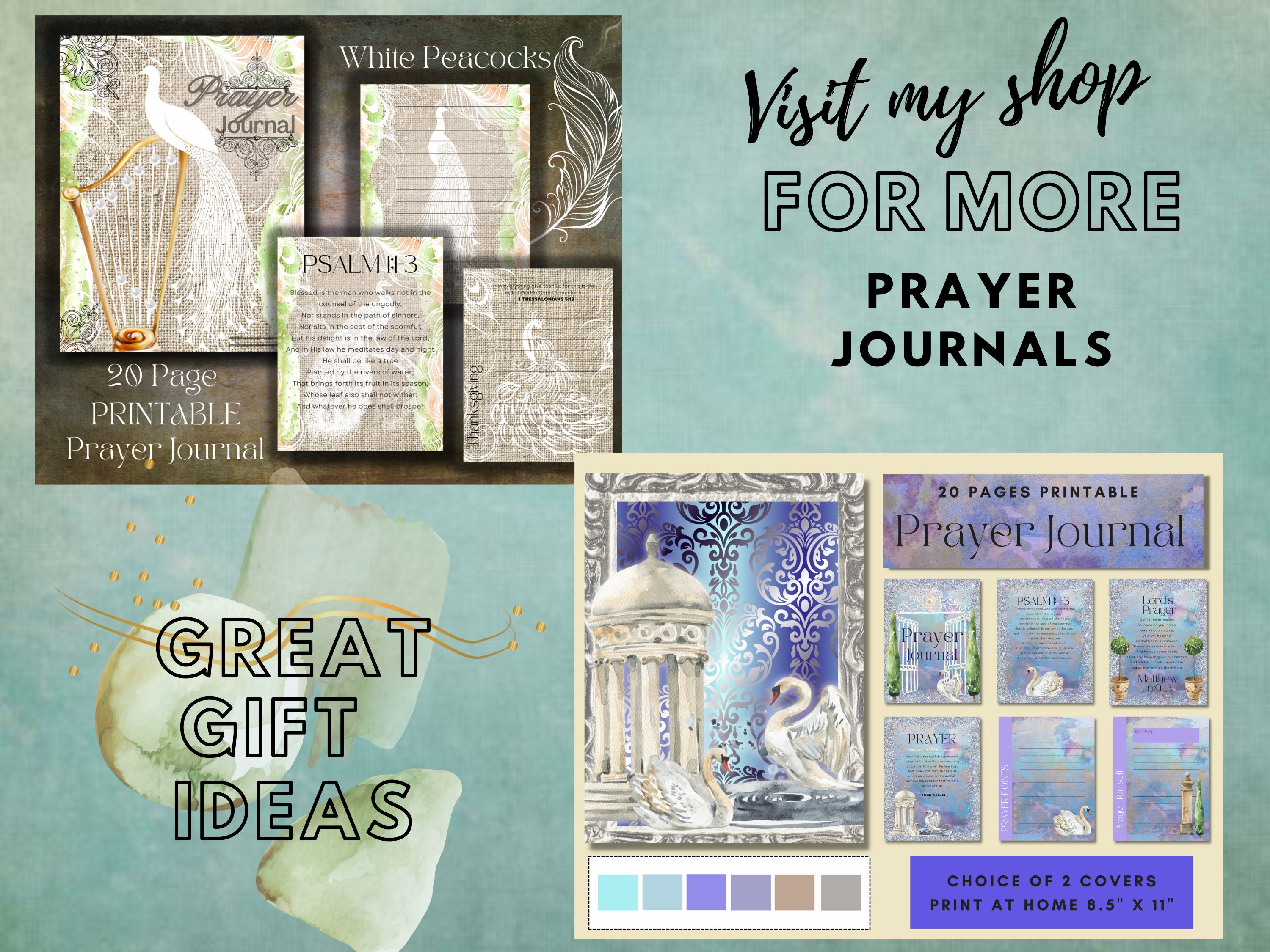 Prayer Journal, Prayer Journal Template, Faith Journal, Christian ...