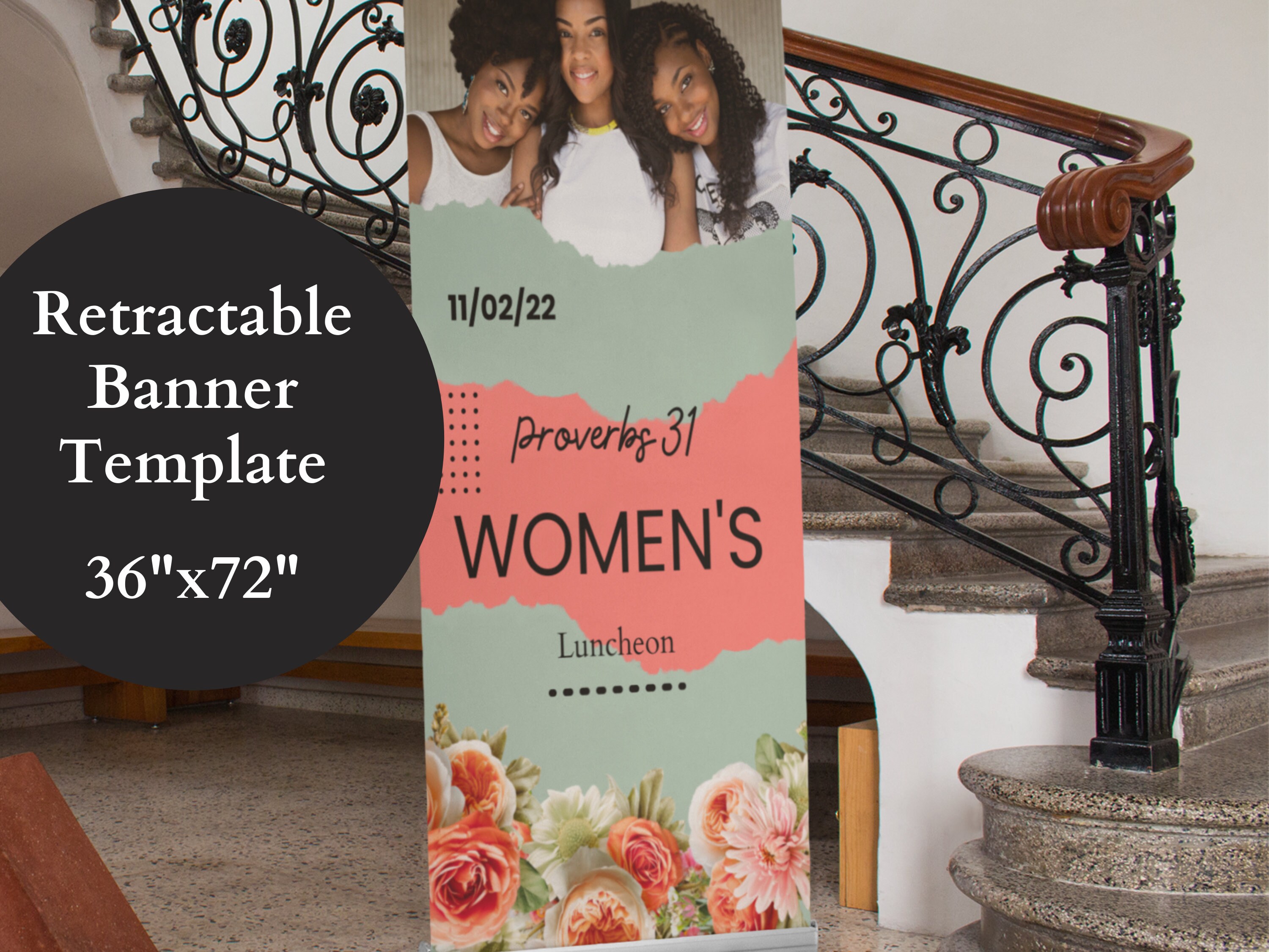 Women's Event Flyer Template, Women's Luncheon, Ladies Event, Ladies ...