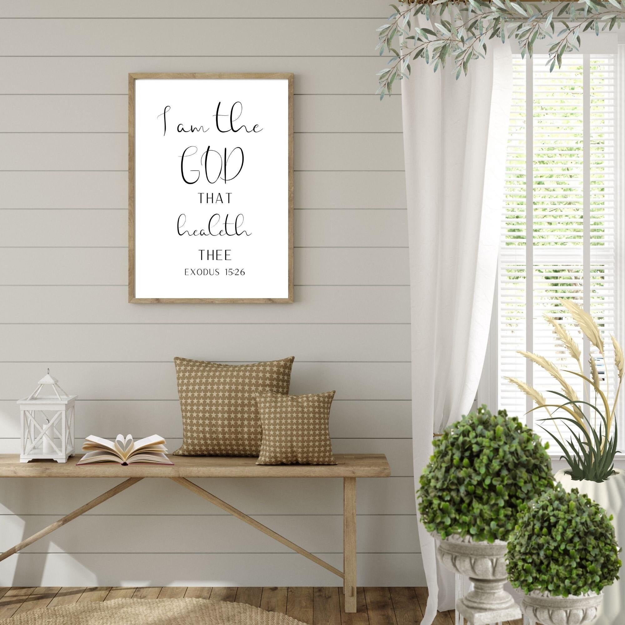 Scripture Printables, Scripture Wall Art, Scripture Wall Print, Instant ...