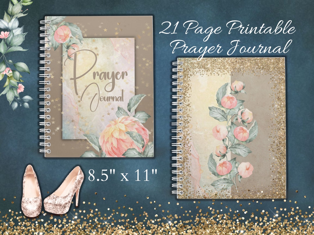 Prayer Journal, Prayer Journal Template, Faith Journal, Christian ...