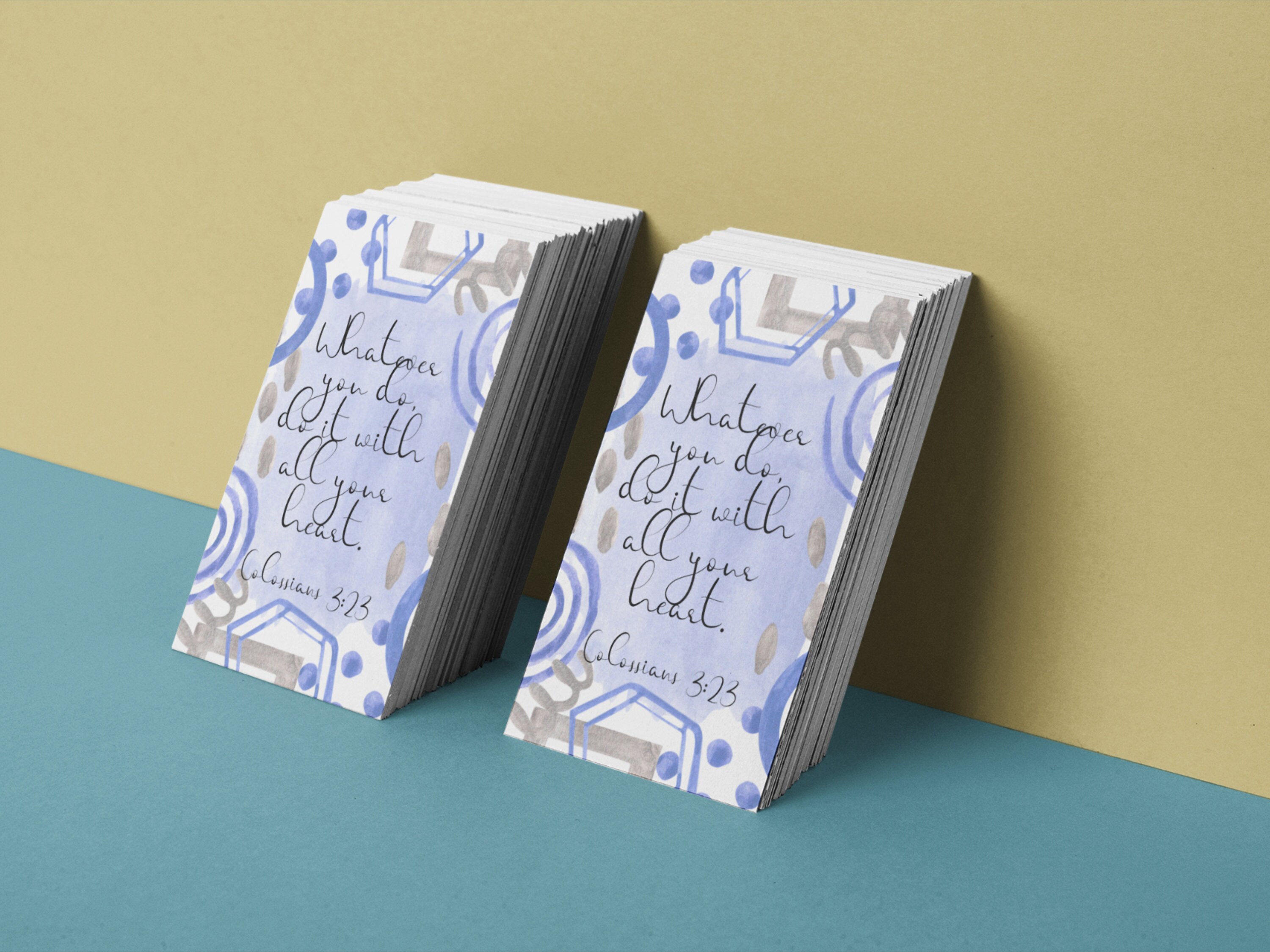 Scripture Cards, Faith Cards, Inspirational Gift, Prayer Cards ...