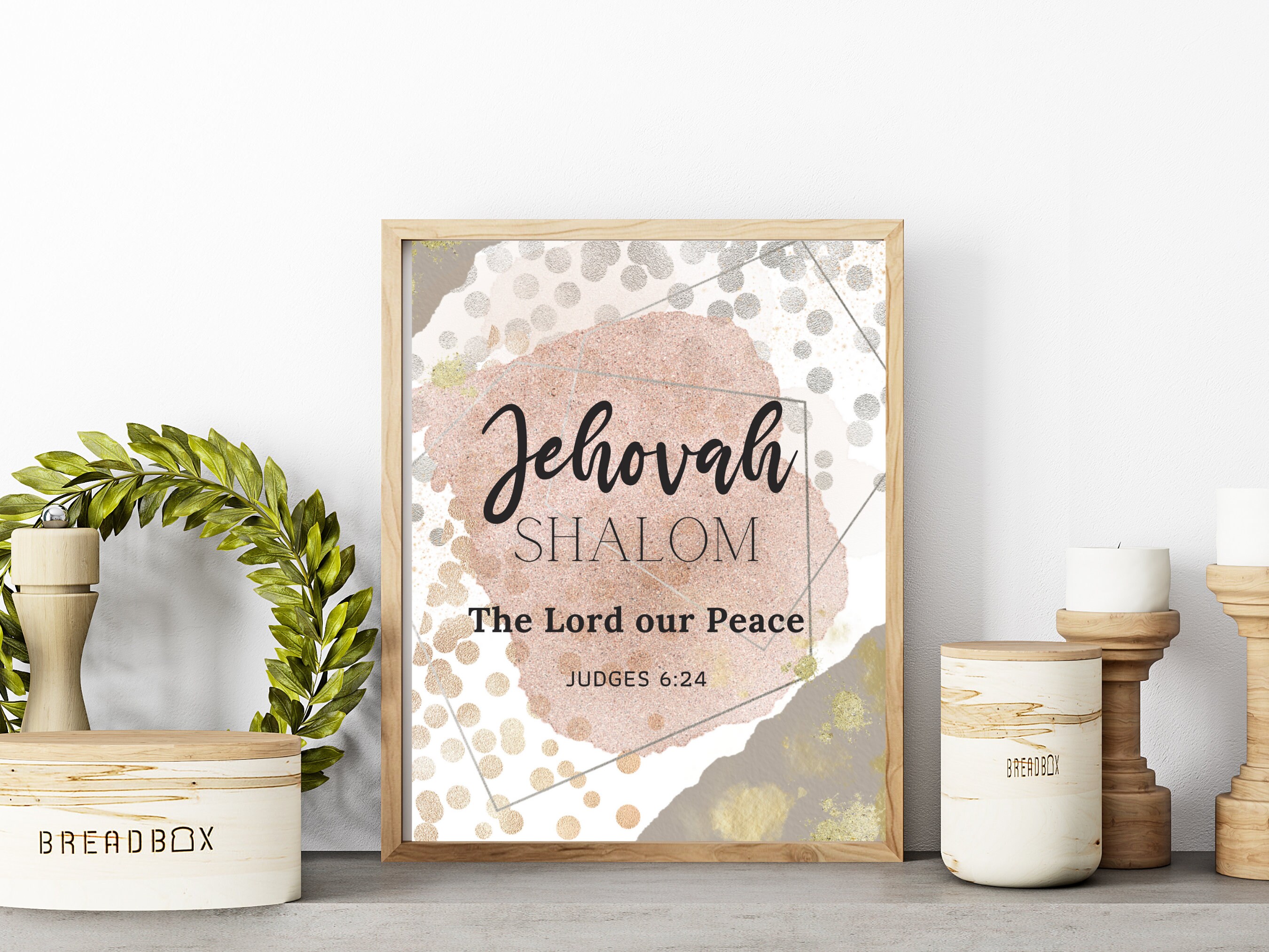 7 Names of God, Christian Wall Art, Christian Printables, Bible Verse ...