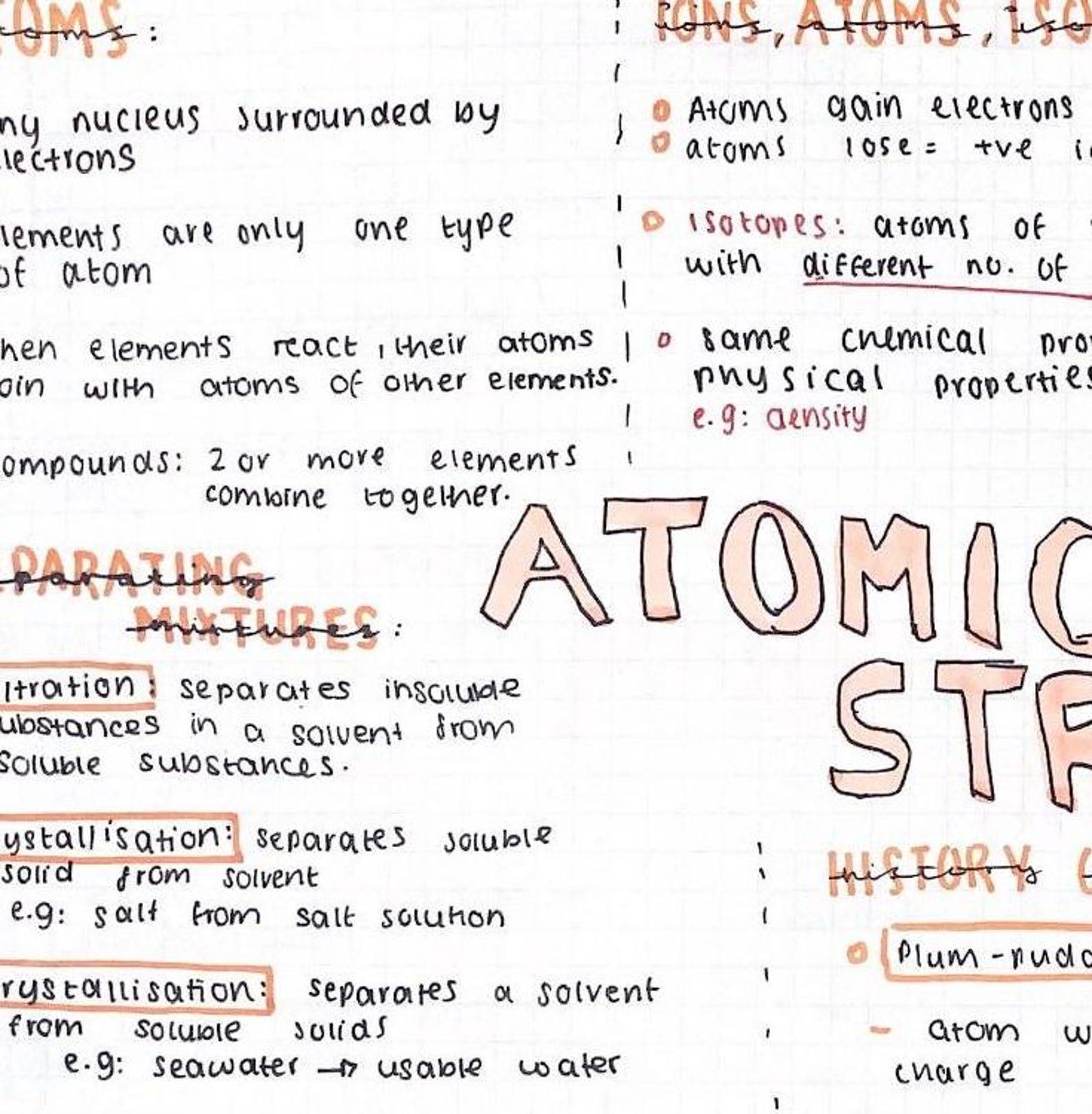 GCSE AQA Chemistry Double Science Mindmap Notes C1-C12 - Etsy