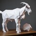 Goat Papercraft, Paper Craft Goat Model, Goat PDF Template, 3D Goat ...