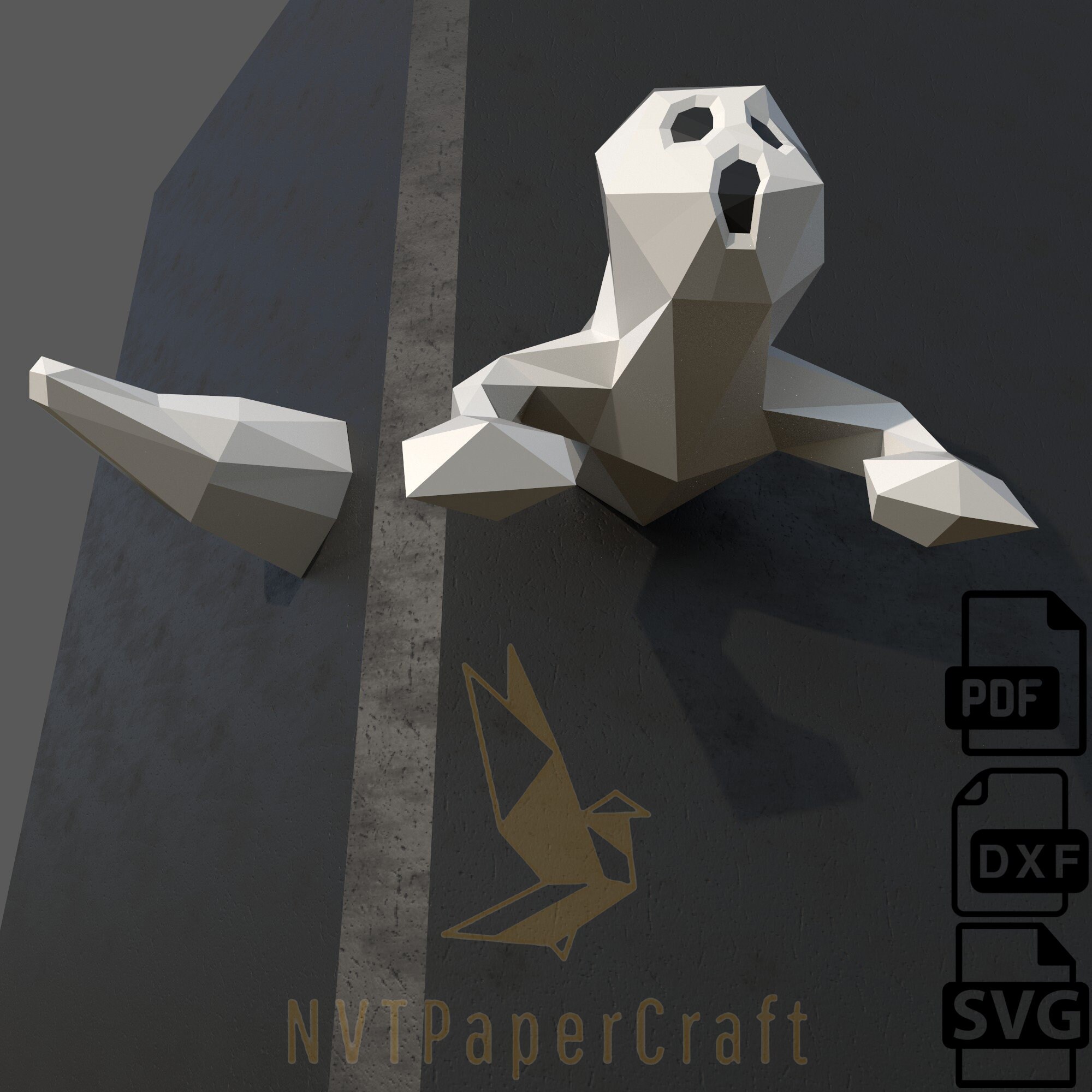 Papercraft Ghost Paper Craft Ghost Model Ghost PDF - Etsy Ireland