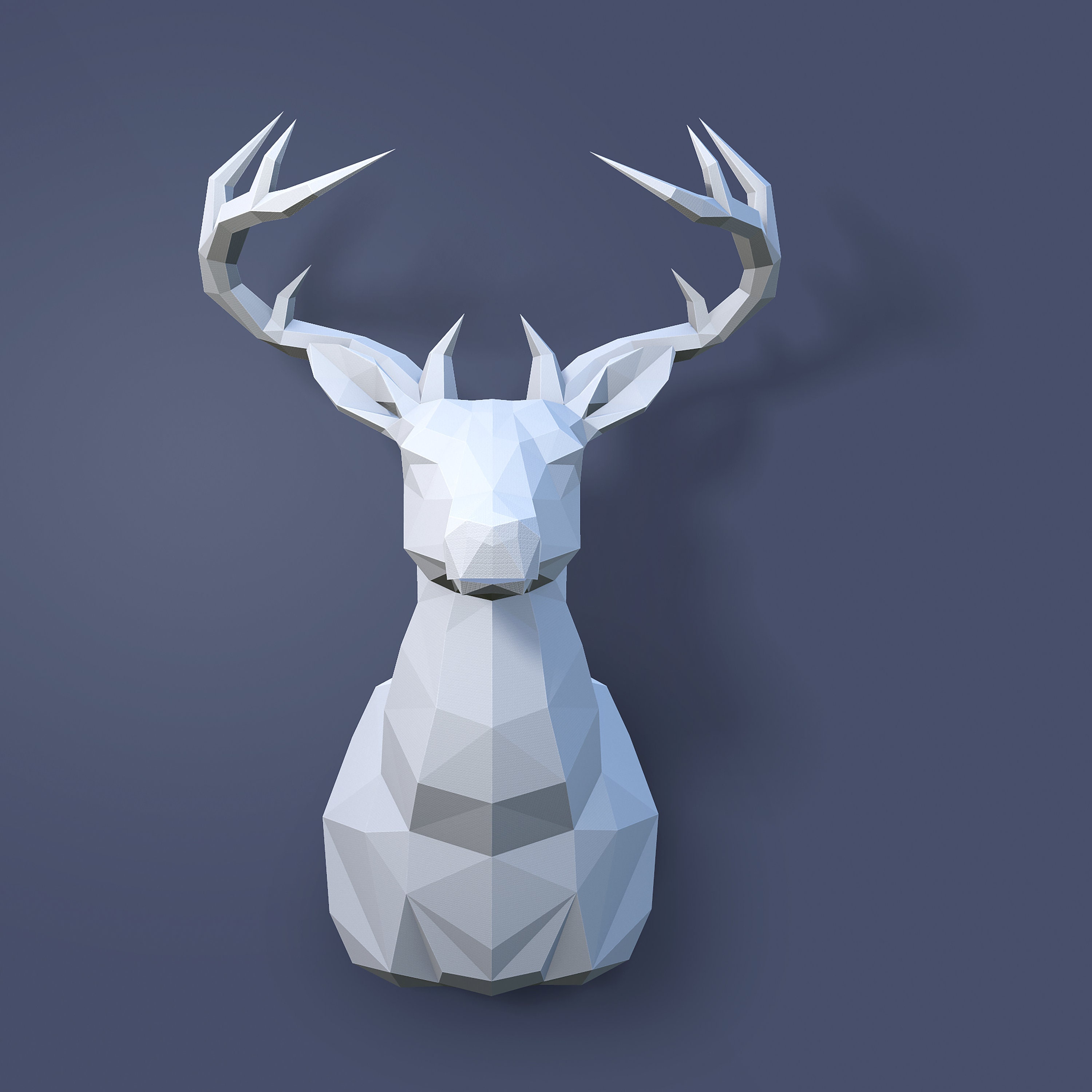 Papercraft Deer Paper Craft Deer Model Deer PDF Template 3D | Etsy