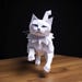 Running Cat Papercraft, Paper Craft Running Cat Model, Running Cat PDF ...