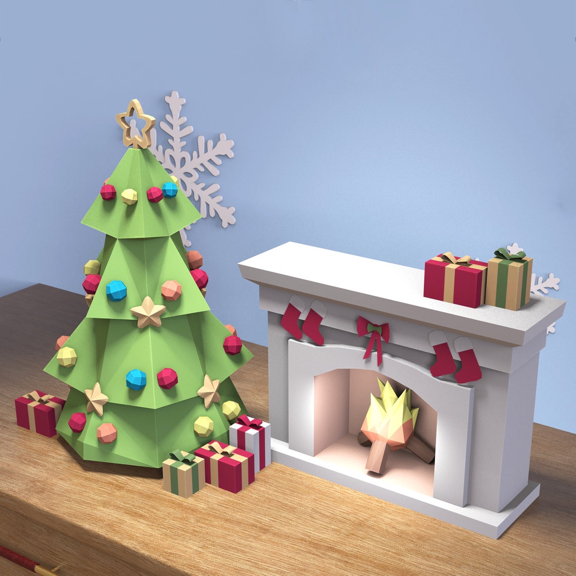 Papercraft Pine Tree Noël Paper Craft Pine Tree Model Pine - Etsy France