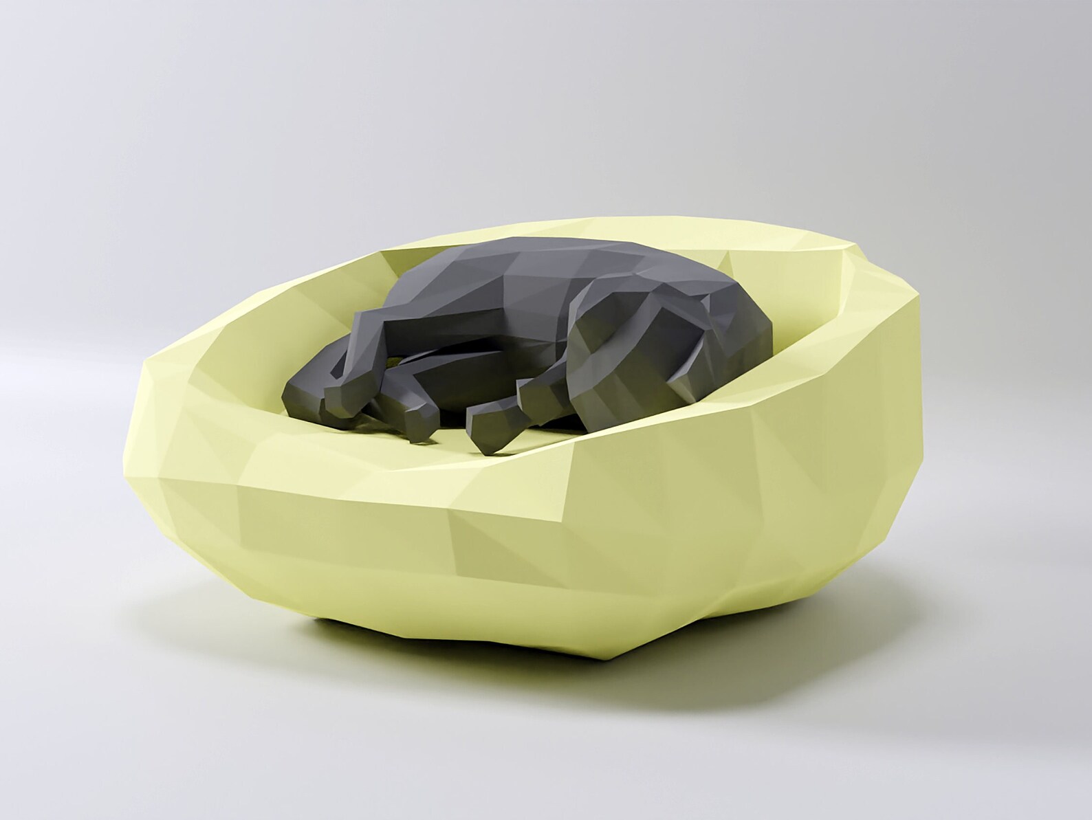 Papercraft Sleep Cat Paper Craft Sleep Cat Model Sleep Cat - Etsy