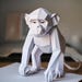 Monkey Papercraft, Paper Craft Monkey Model, Monkey PDF Template, 3D ...