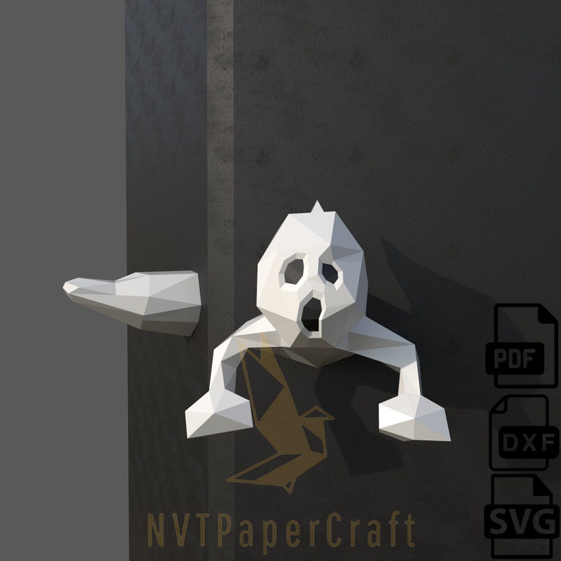 Papercraft Ghost Paper Craft Ghost Model Ghost PDF - Etsy Australia