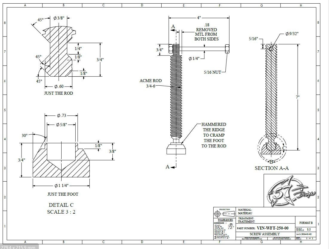 Imperial Fixture Accessories for 5/8'' Welding Table With 2'' Spacing ...