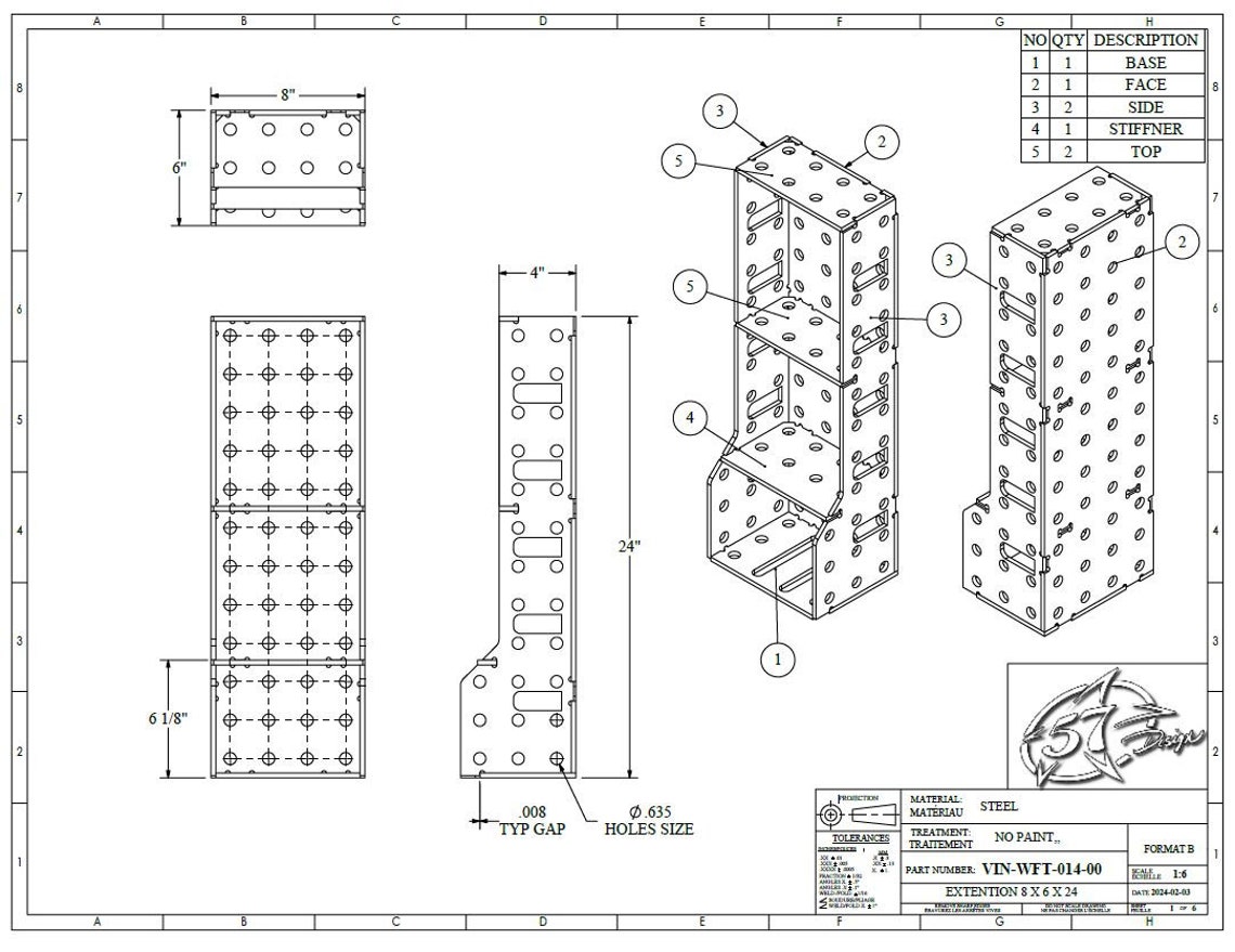 Imperial Fixture Accessories for 5/8'' Welding Table With 2'' Spacing ...