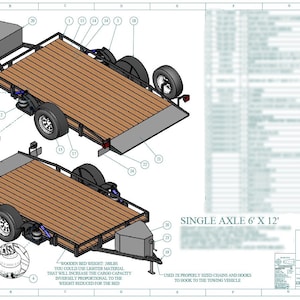 Air Bagged Traile Plans / Drawings + DXF Files - Etsy Canada