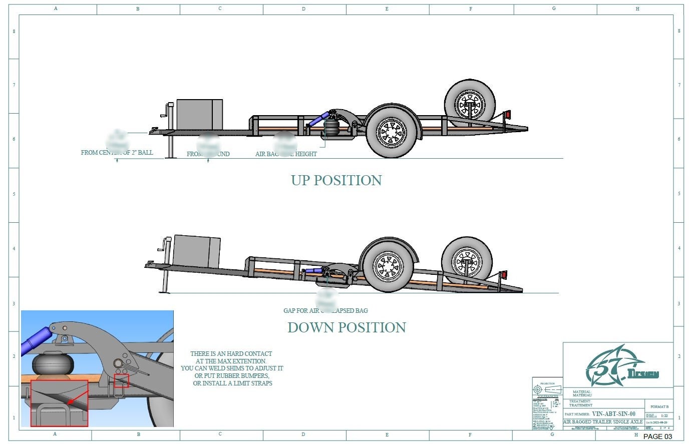 Air Bagged Trailer Plans & DXF Files - Etsy