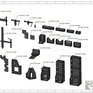 METRIC Fixture Accessories for 16mm Welding Fixture Table - Etsy