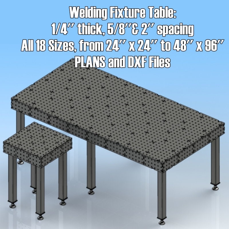 Welding Table Plans - Etsy