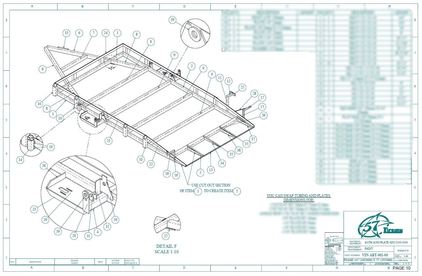 Air Bagged Trailer Plans & DXF Files - Etsy