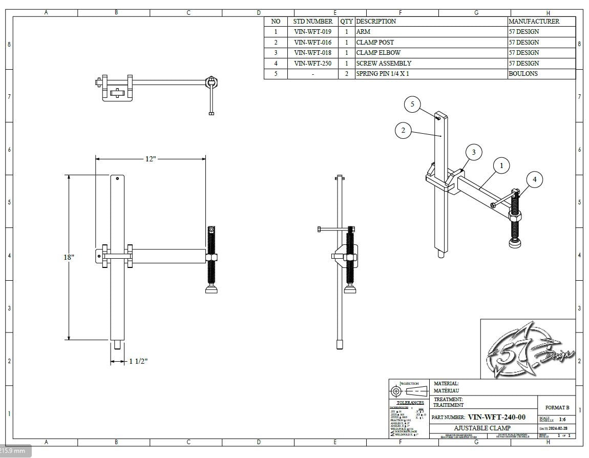 Imperial Fixture Accessories for 5/8'' Welding Table With 2'' Spacing ...