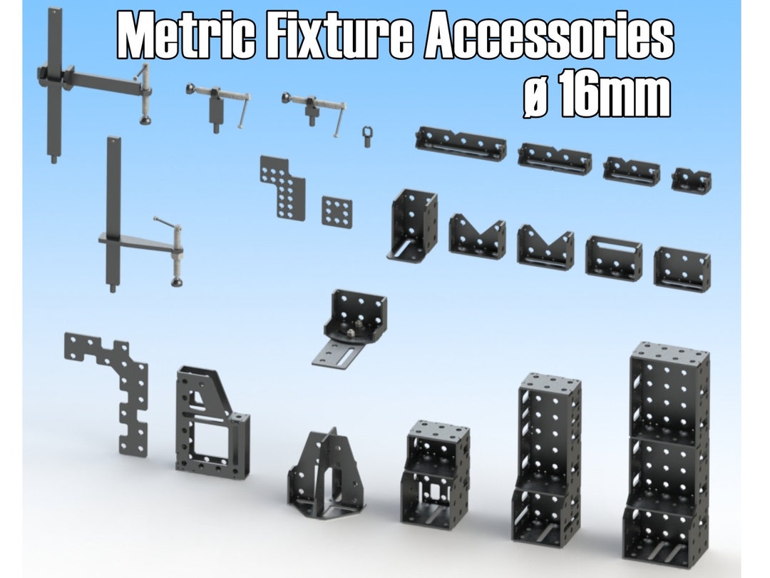 METRIC Fixture Accessories for 16mm Welding Fixture Table - Etsy