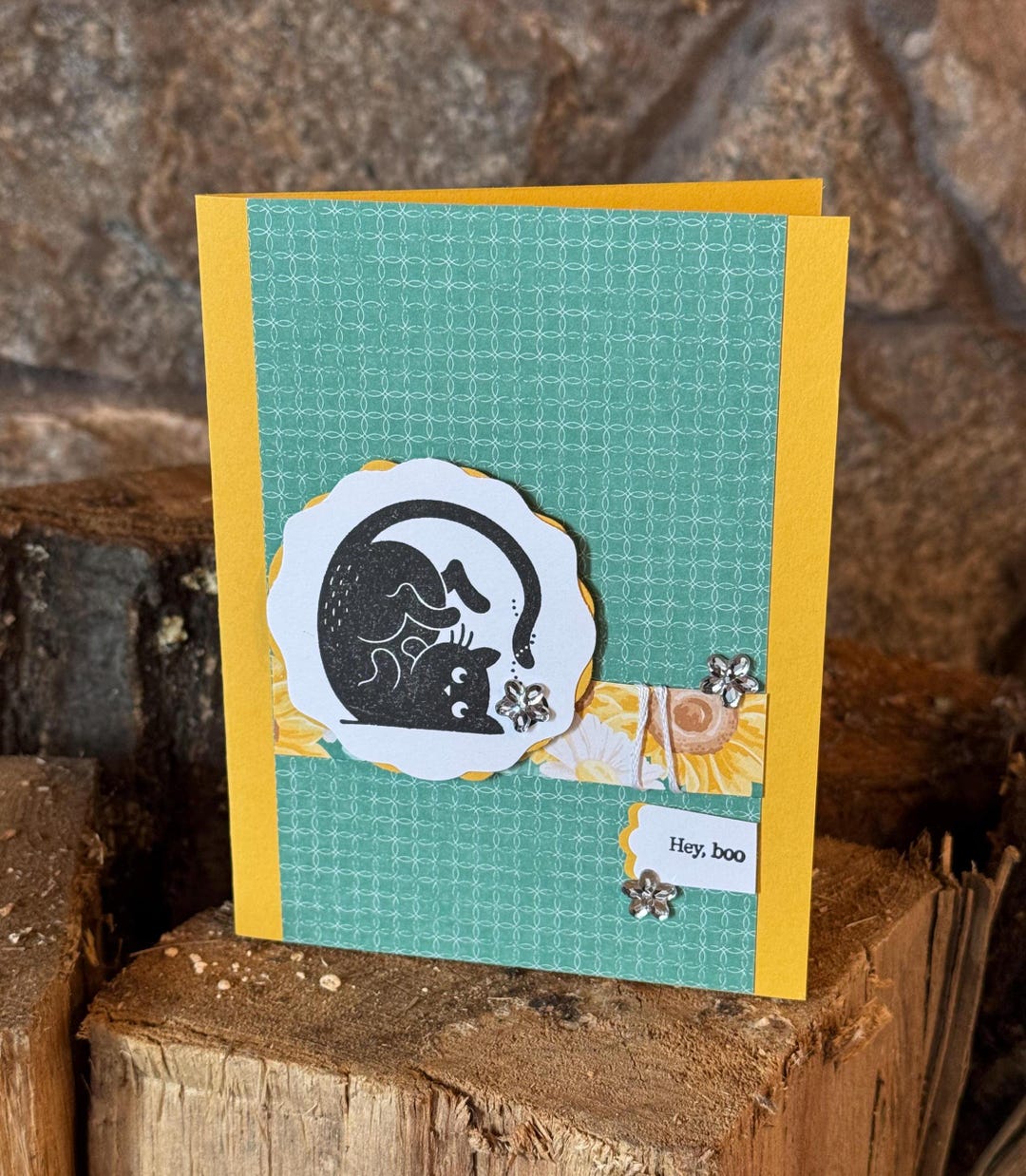 Hey Boo, Anniversary, Friendship Card - Etsy