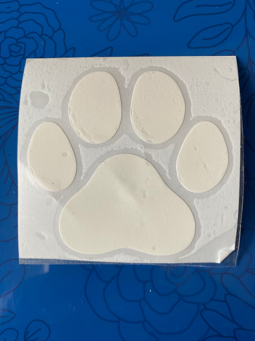 Paw Print Window Sticker - Etsy