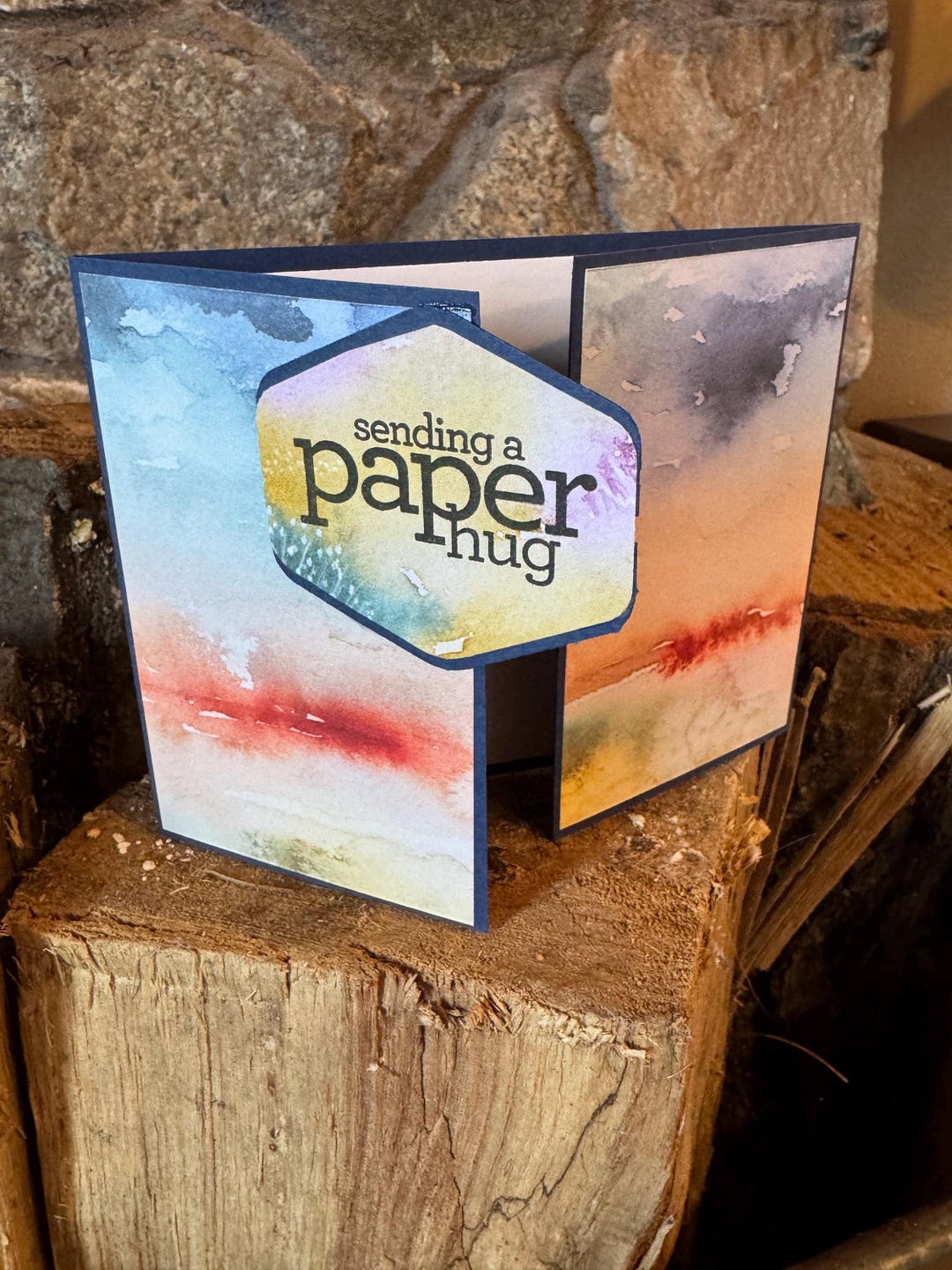 Sending Paper Hug Sympathy Card - Etsy