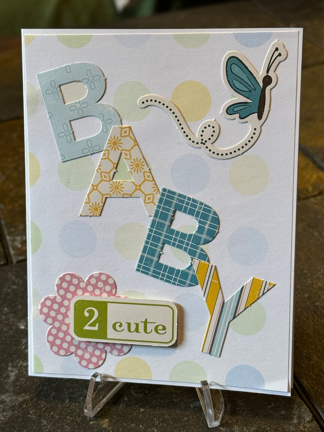 2 Cute BABY Baby Card - Etsy