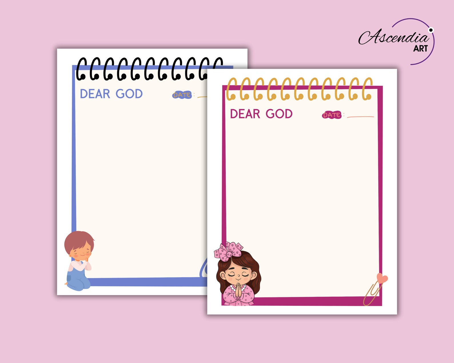 Prayer Journal for Kids, Kids Prayer Printables, Kids Prayer Activities ...