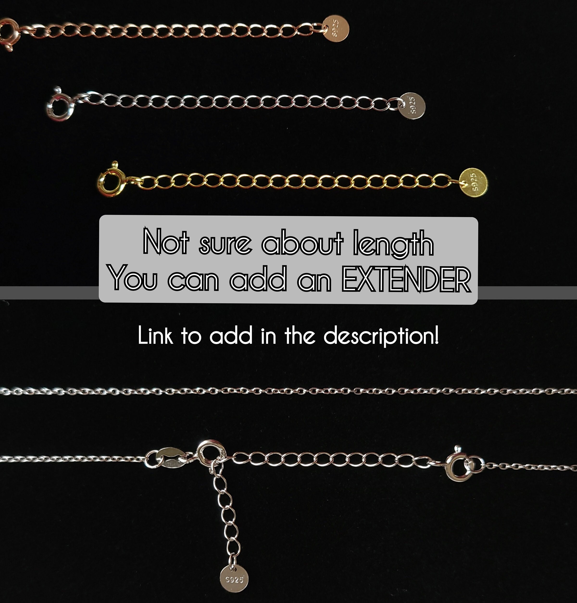 Discreet Sub Collar, Sterling Silver, Day Collar Necklace, Gold, Rose ...