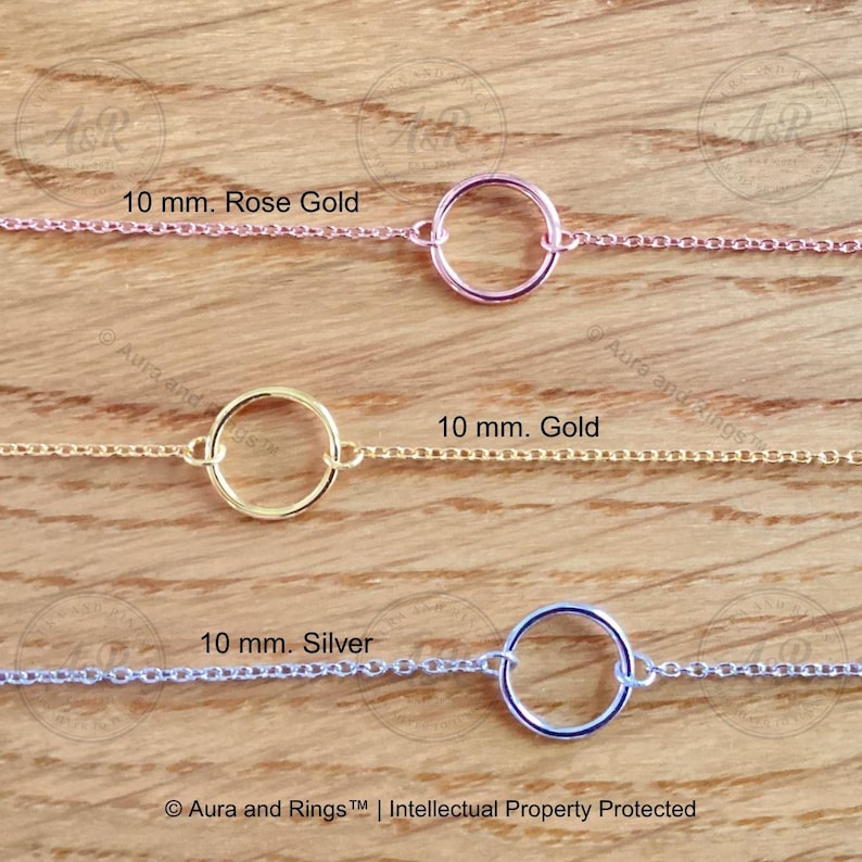 Discreet Sub Collar, Sterling Silver, Day Collar Necklace, Gold, Rose ...