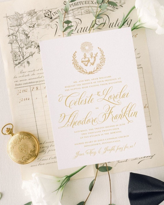 Jesus wedding invitation | Beachweddingtips.com