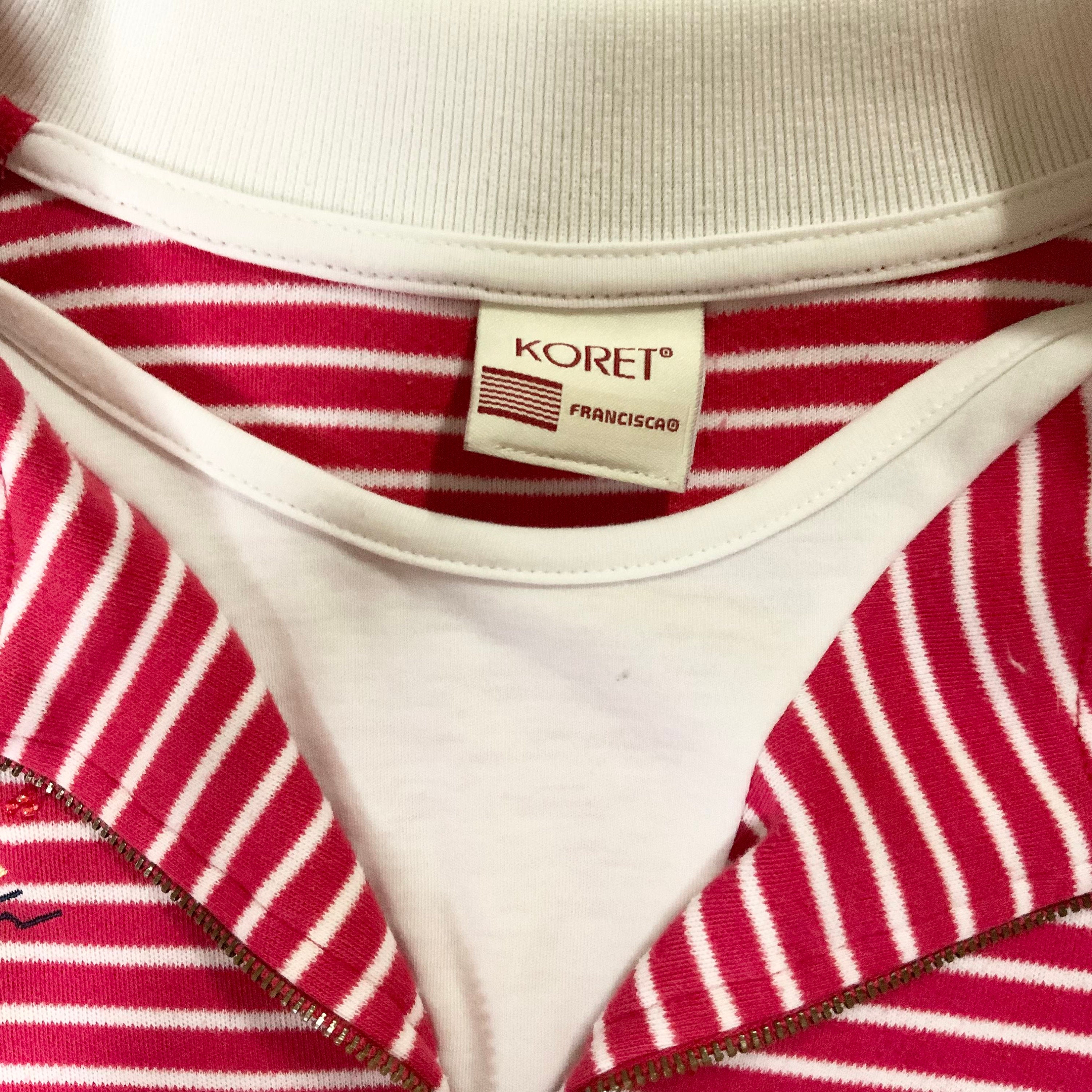 Vintage 80's 90's Koret Francisca of California Embroidered Floral ...