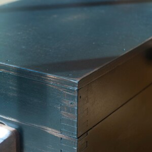 Decorative Wood Box Black Wood Box Decorative Storage Kitchen Storage ...