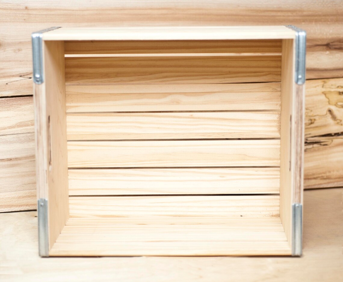 Record Crate Wooden Crate Box Vinyl Record Storage - Etsy