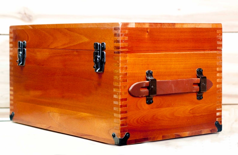 Cedar Wood Box Keepsake Box Wooden Chest - Etsy
