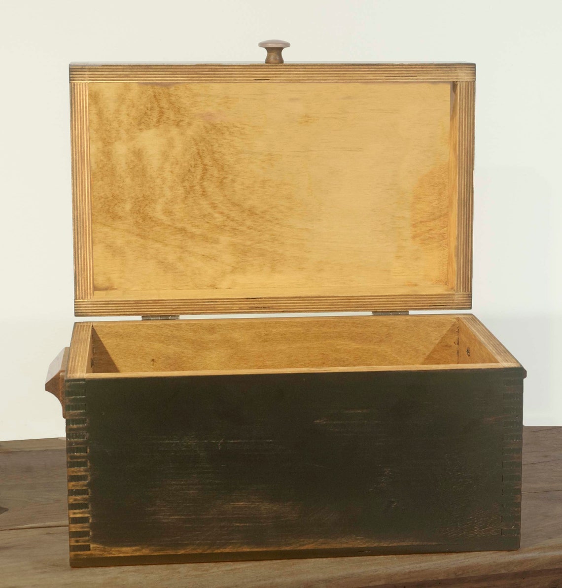 Decorative Wood Box Black Wood Box Decorative Storage - Etsy