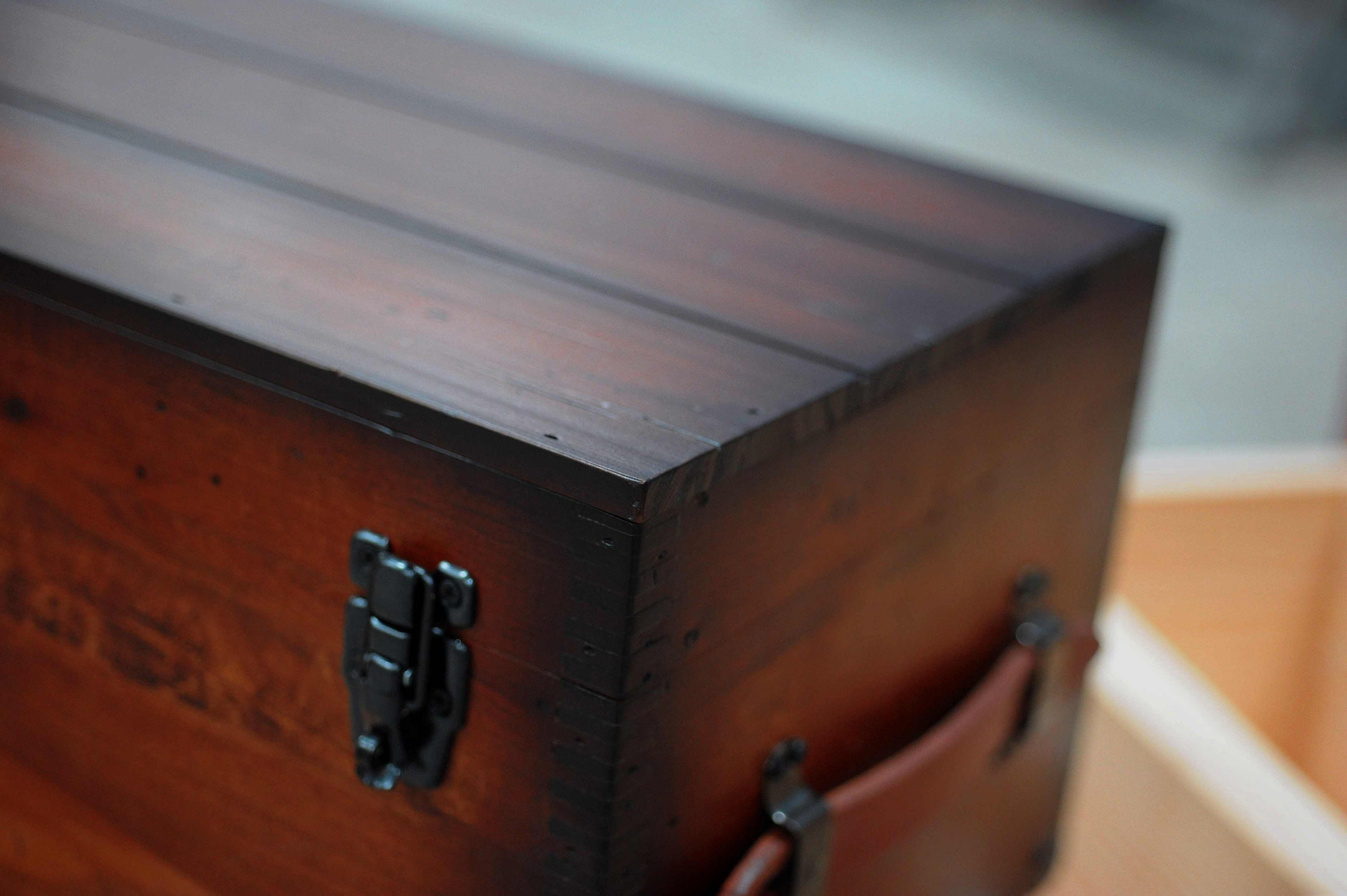 Keepsake Box Wooden Trinket Box Large Memory Box Pine Chest - Etsy