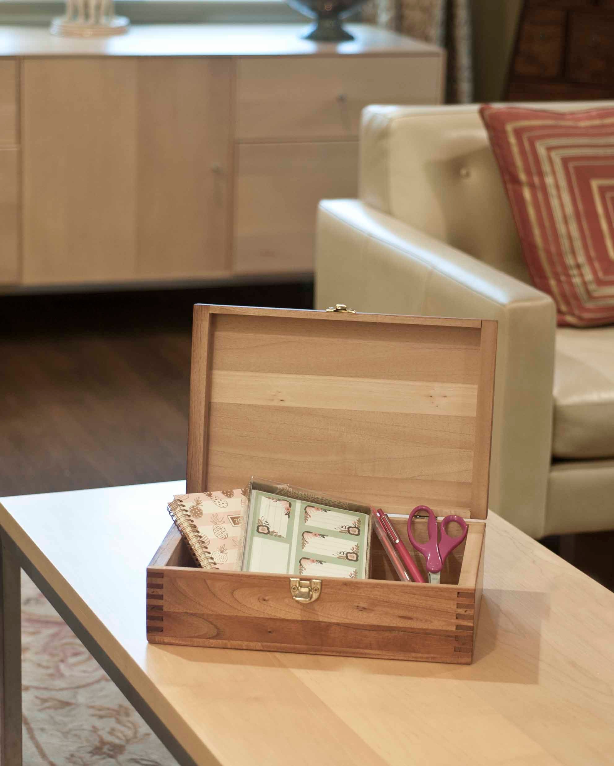 Cedar Keepsake Box Large Wood Box Treasure Box Stash Box - Etsy