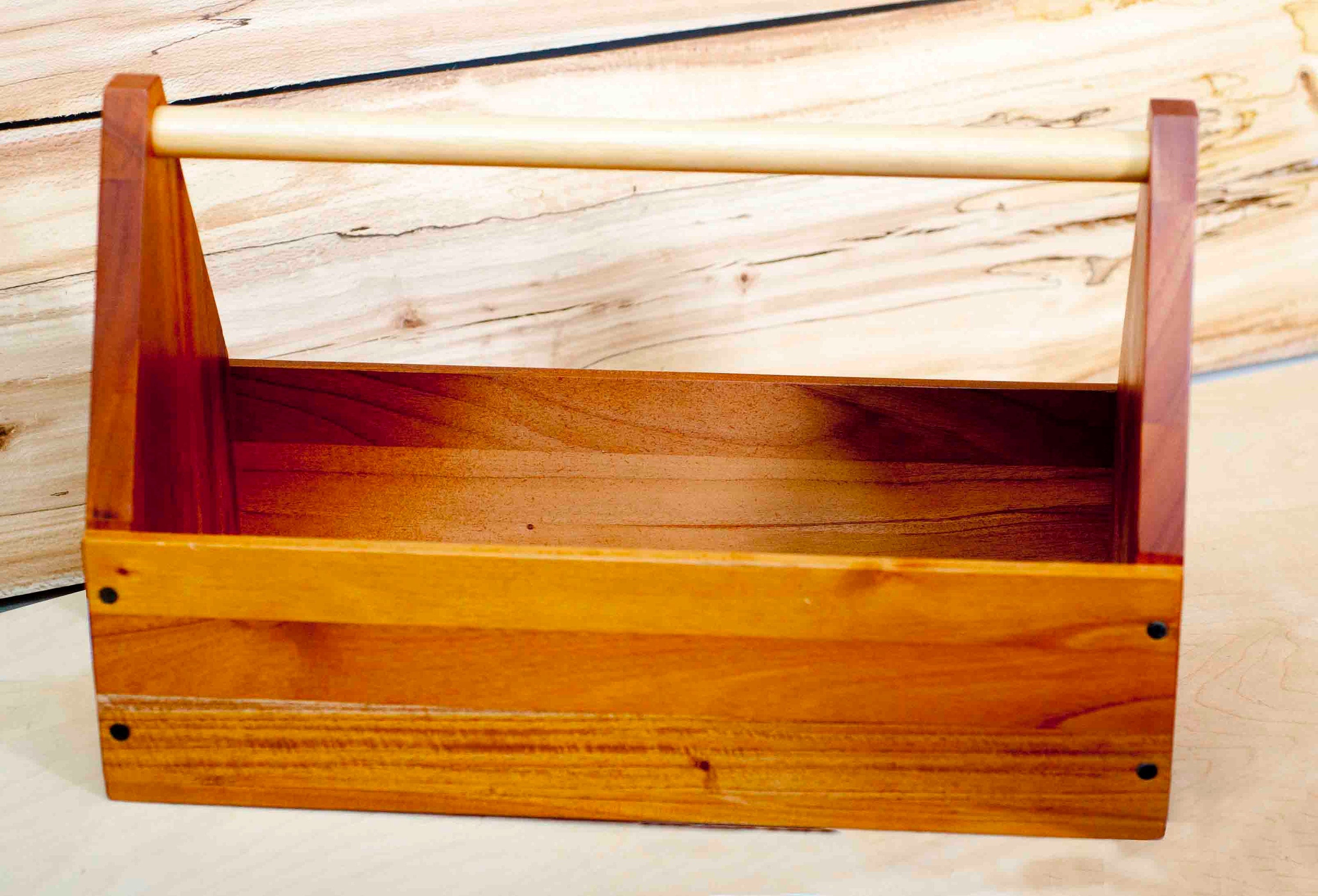 Cedar Wood Tool Box Tool Caddy Wooden Box Aromatic Cedar - Etsy