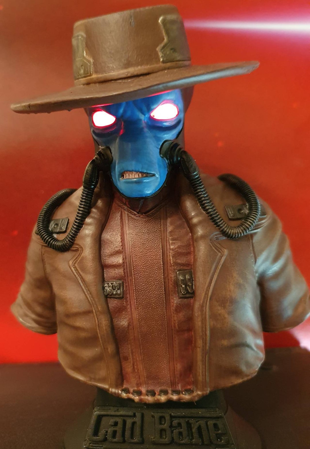 Cad Bane 3d Printed Bust With LED Eyes - Etsy