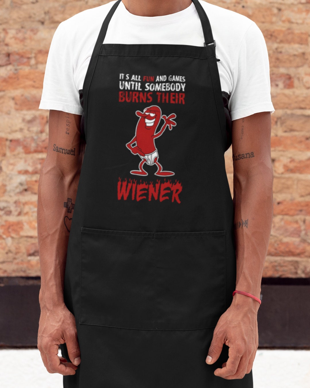Inappropriate Apron, Grill Accessories, Funny Apron for Men, Cooking ...