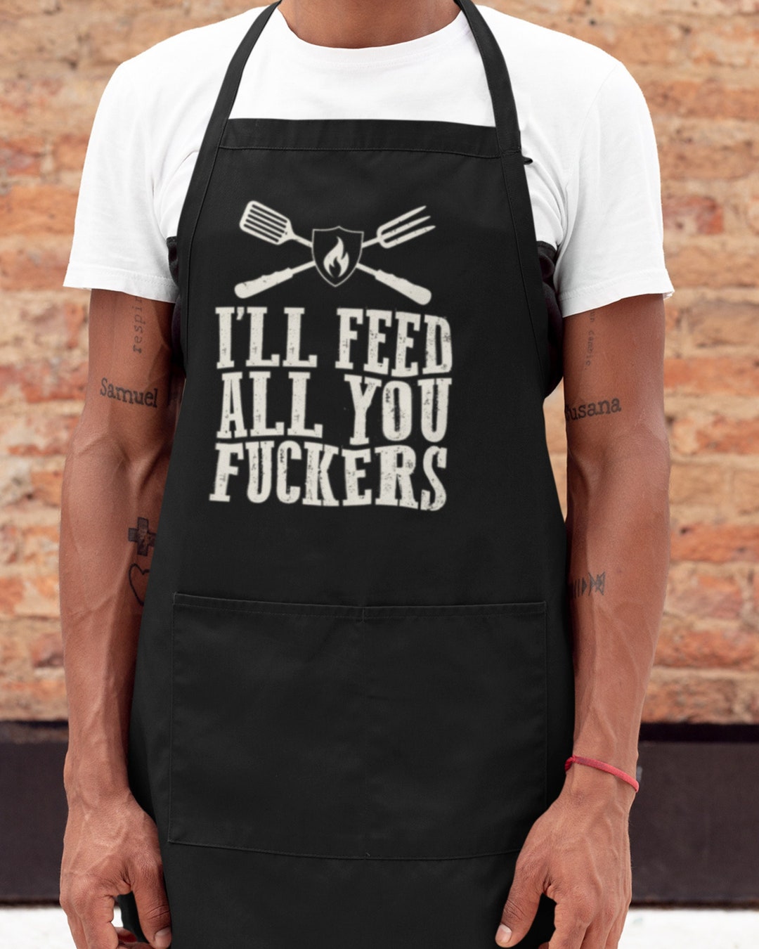 Chef Apron, Funny Apron for Men, Cooking Gifts for Men, Funny Dad Apron ...